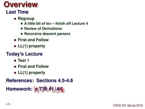 lecture 8 bottom up parsing ppt download