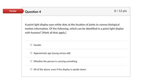 Solved A Point Light Display Uses White Dots At The Location