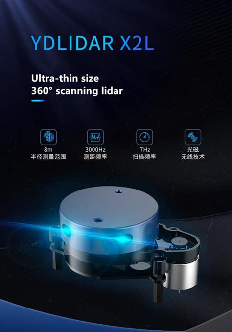 Ydlidar X2l 2d Eai 360 Degree Scanning Radar Scanner Ultra Small Lidar Sensor Ros Obstacle