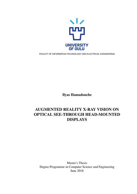 Augmented Reality X Ray Vision On Optical See Through Head Mounted Displays Docslib