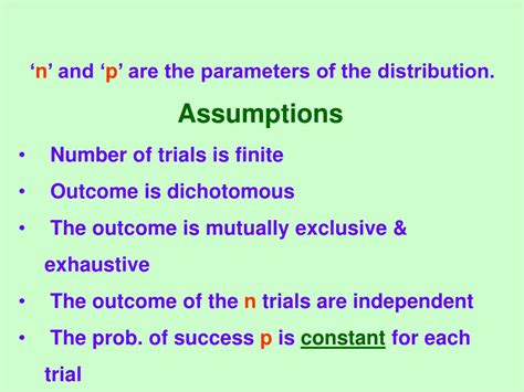 Ppt Binomial Distribution Powerpoint Presentation Free Download Id