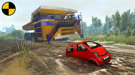 Cars Driving Through Swamp Mud Beamng Drive Youtube