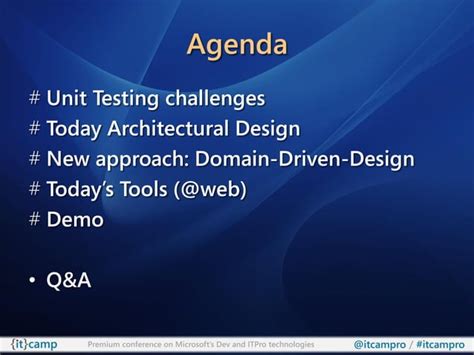 Elements Of Ddd With Aspnet Mvc And Entity Framework Code First V2 Ppt
