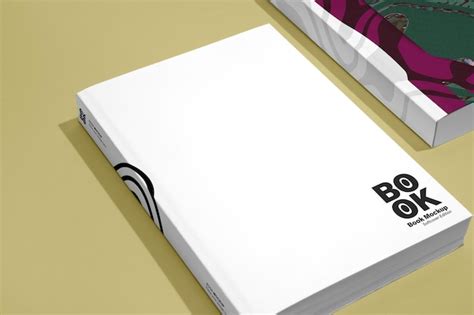 책 표지 모형 디자인 프리미엄 Psd 파일