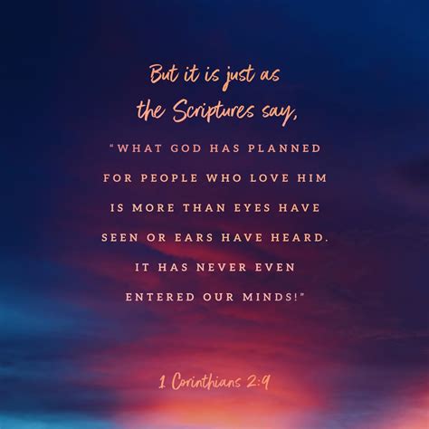 1 Corinthians 29 That Is What The Scriptures Mean When They Say “no Eye Has Seen No Ear Has
