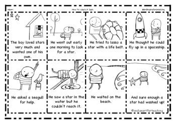How To Catch A Star Read And Sequence Cut And Paste Activity TpT