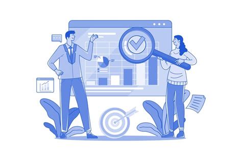 Premium Vector Data Analytics Illustration Concept On White Background