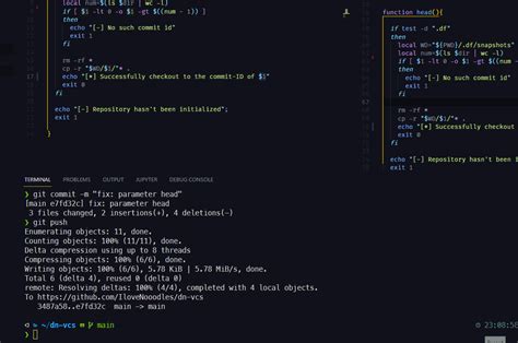 Github Ilovenooodles Df Vcs Version Control System Created Using Bash