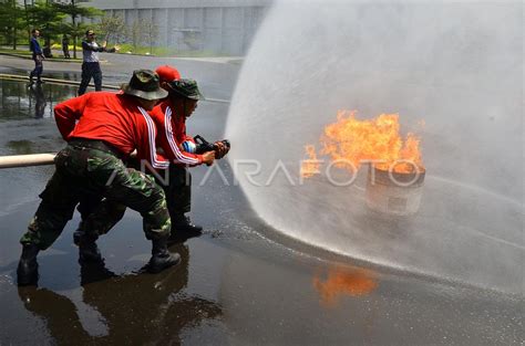 fire simulation exercise antara foto
