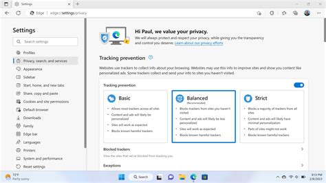 Microsoft Edge Security And Privacy