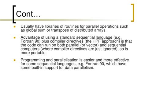 Ppt Distributed And High Performance Computing Chapter 5 Programming