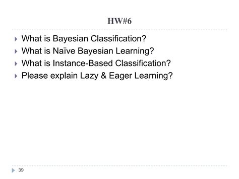 06 Classification 2 Bayesian And Instance Based Classification Pptx