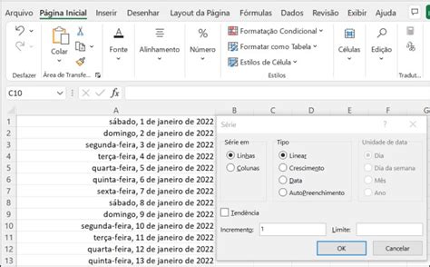 Blog Da Romar Como Inserir Datas Sequencialmente No Excel