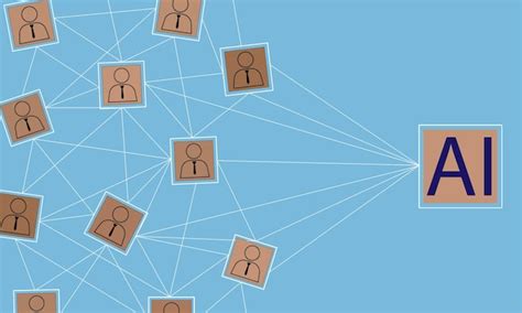 Premium Vector Ai Network With Peopleartificial Intelligencesystem Artificial Intelligence