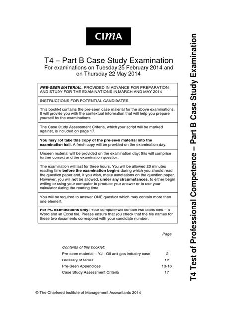 Cima T4 Preseen Mar May14 Pdf Oil Reserves Industries