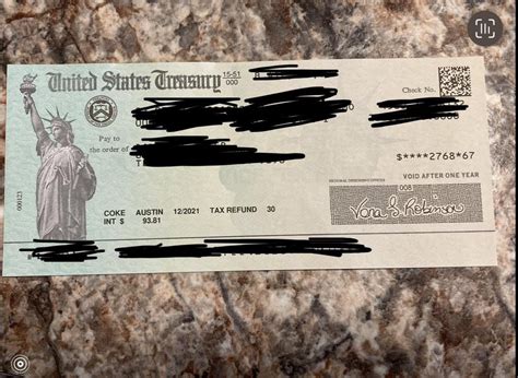 Us Treasury Check R Irs