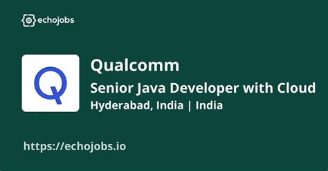 Hiring Senior Java Developer With Cloud India Remote Hyderabad India