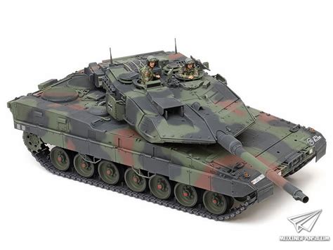 田宫 35387新品1 35 豹2A7V主战坦克 静态模型爱好者 致力于打造最全的模型评测网站