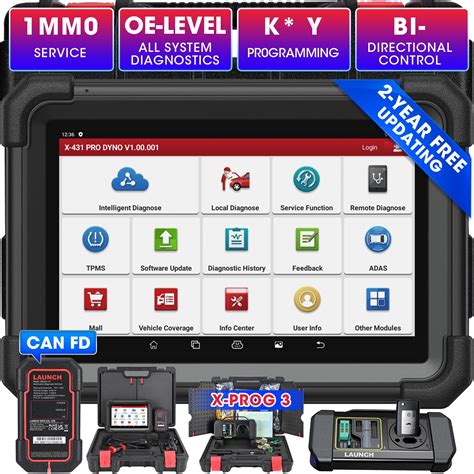 launch x431 immo elite key programming device with prog3 key fob