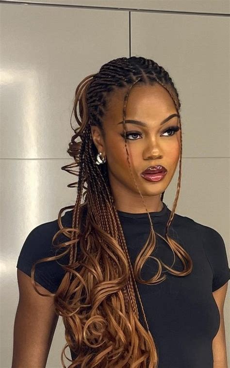 45 Stunning French Curl Braids You Must Try In 2024 Afrochic