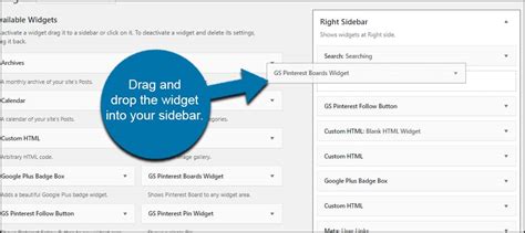 How To Add A Pinterest Sidebar Widget In Wordpress Greengeeks