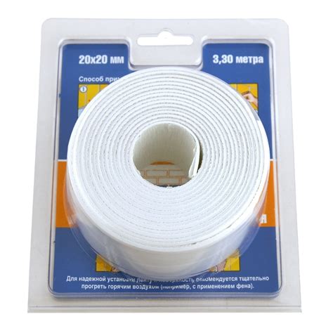 Лента-бордюр для раковин и ванн 4Walls 20х20мм, 3,3м белая — купить в ...