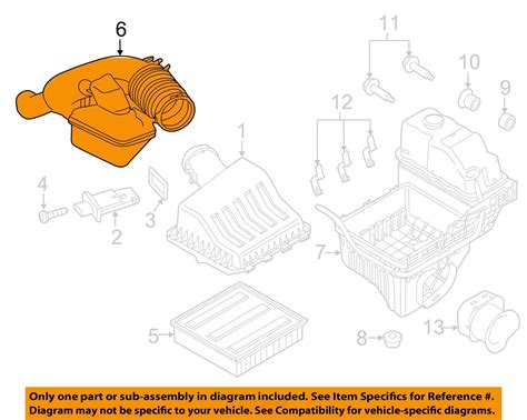 2011 2014 F 150 50l V8 Air Cleaner Intake Box Housing Assy Bl3z9b659a