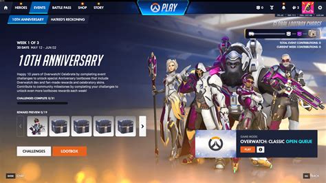 Overwatch 10th Anniversary Event Challenges Rewards And More