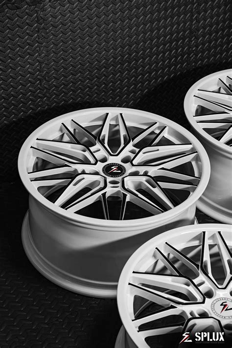 White Custom Forged Deep Dishconcave Wheelsandrims Splux Luxury Wheels