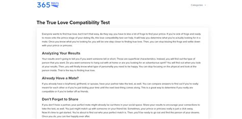 15 Best Relationship Compatibility Tests For Couples