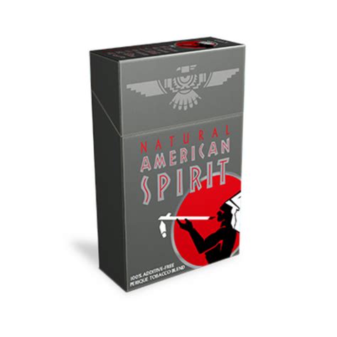 American Spirit Cigarettes Perique Rich Taste Gray Blend