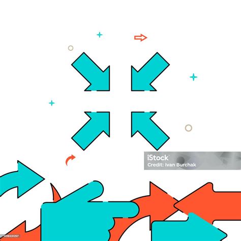 Minimize A Window Filled Line Icon Simple Vector Illustration Stock