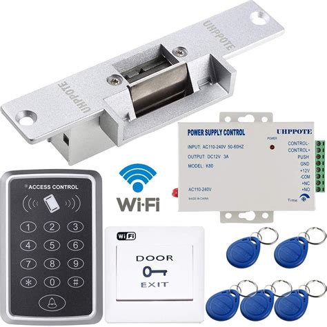 Uhppote 2 4g Wifi Door Keypad Access Control Kit With Electric Fail Secure Strike Lock