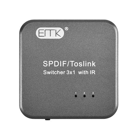Ertk Spdif Optical Splitter เข้า3 ออก1 สำหรับเครื่องเสียง ประกันศูนย์