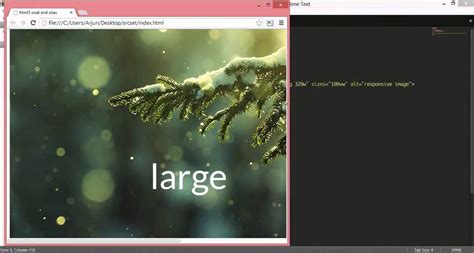 Html5 Srcset And Sizes Responsive Image Picturefill 2 720p Youtube