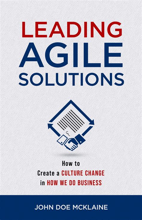 Leading Agile Solutions The Book Cover Designer