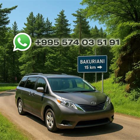 Tbilisi Bakuriani Minivan•თბილისი ბაკურიანი მინივენი