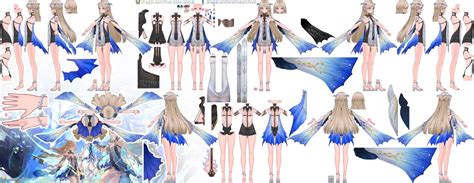Cartethyia Wuthering Waves Wuthering Waves Blonde Hair Blue Eyes Pointy Ears Reference