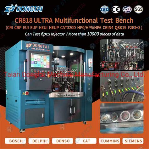 dongtai cr818 ultra multifunctional common rail test bench with cri crp
