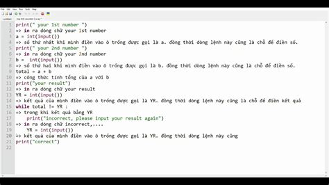 L P Tr Nh Python V To N Ch Ng Tr Nh H C Ph P C Ng Youtube