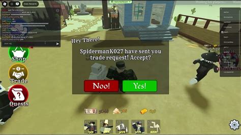 Aceppting Trade Rqs Roblox Dead Rails Td Youtube