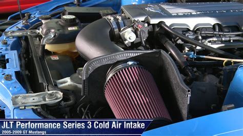 Mustang JLT Performance Series 3 Cold Air Intake 05 09 GT Review YouTube