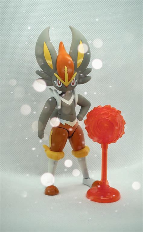 Art Custom Shiny Painted Cinderace Model Kit Rshinypokemon