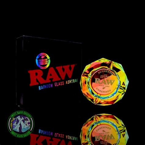 Raw Rainbow Glass Ashtray Sweet Glass Gallery