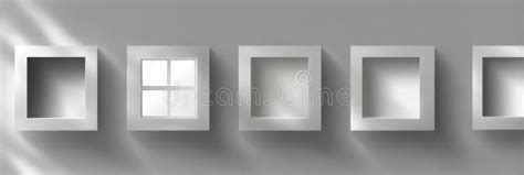 Modular Floating Window Designs With Shadows Showcasing Innovative Infographic Style Stock Image