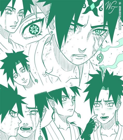 i ve been practicing the naruto manga art style lately with my oc r boruto