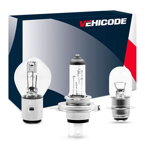 Vehicode H4 Hs1 H6 Ba20d P15d H6m P15d 25 1 Motorcycle Headlight Bulb