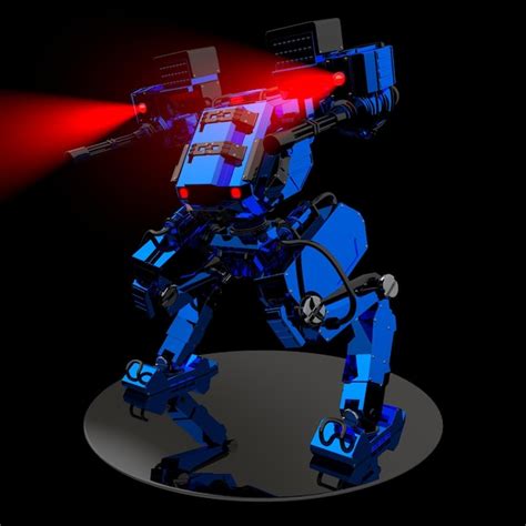 Premium Photo 3d Scifi Soldier Robot