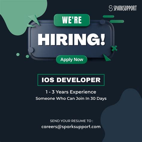 Hiringnow Hiring Hiringalert Iosdeveloper Joinourteam