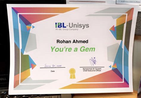 Syed Rohan Ahmed On Linkedin Iblunisys Employeeappreciation 12
